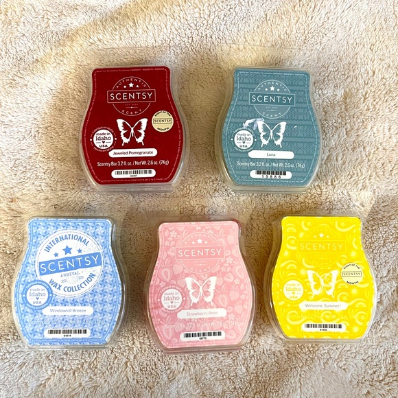 Scentsy | Accents | Scentsy Bar Bundle Pack Of 5 Scents | Poshmark